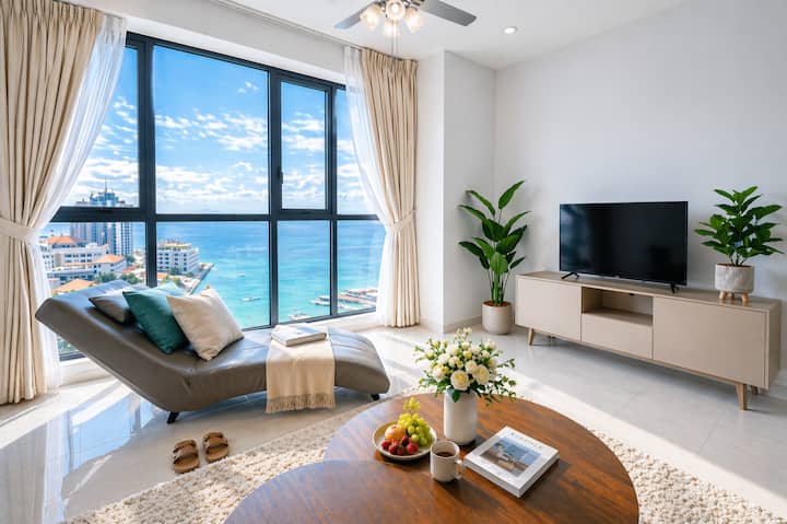 High-floor Seaview 2br Bathtub Near Gurney - Tanjung Tokong