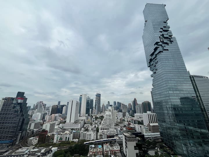 像素大厦绝佳城市景观L Bts Chong Nonsi L 是隆路夜景公寓｜高速Wi-fi - Bangkok