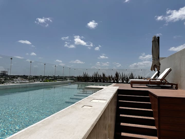 Hermoso Departamento Con Piscina + Gym En Mérida - Mérida