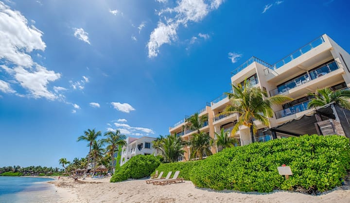 Beachfront Condo At Akumal U7 - Akumal