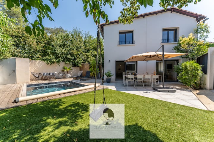 Superbe Villa Clim, Avec Piscine Baillargues - Baillargues