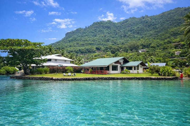 Faratea Bay House - Villa 200m² Bord De Mer. - Polynésie française