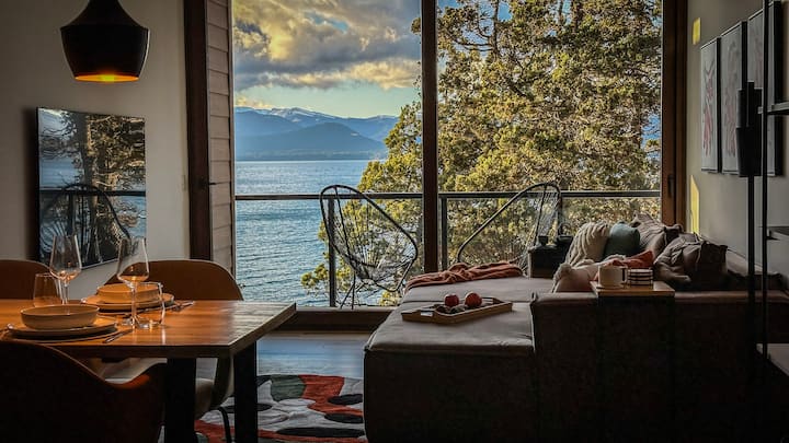 2br Home With Heated Pool And Panoramic Lake View - Bariloche