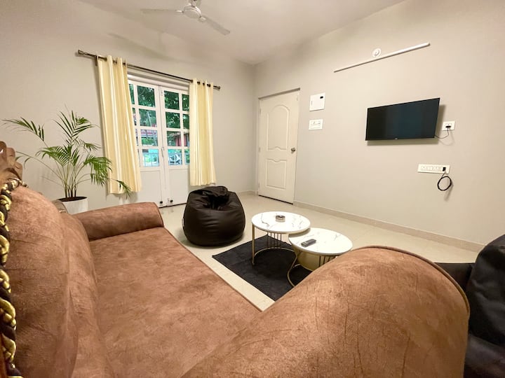 Coastal Bliss 1bhk In 5 Min Beach - Colva