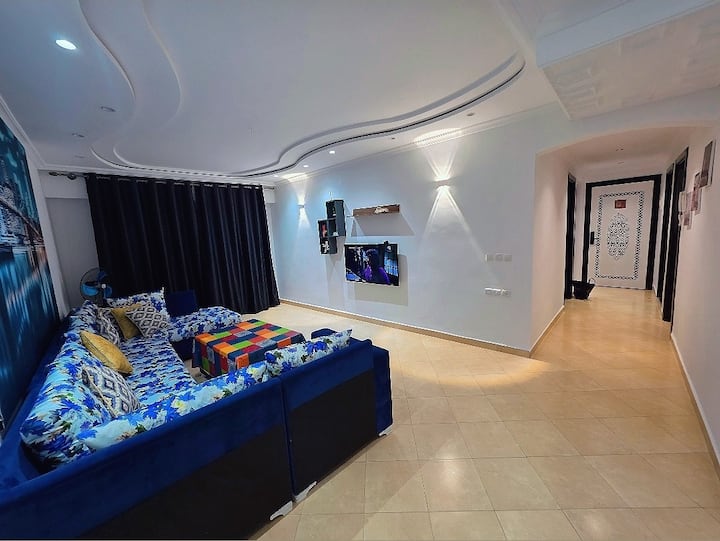 Résidence Calme : 2 Ch, Salon, Parking, Fibre Clim - Tétouan