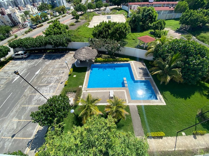 Departamento Completo Y Alberca - Costa Dorada