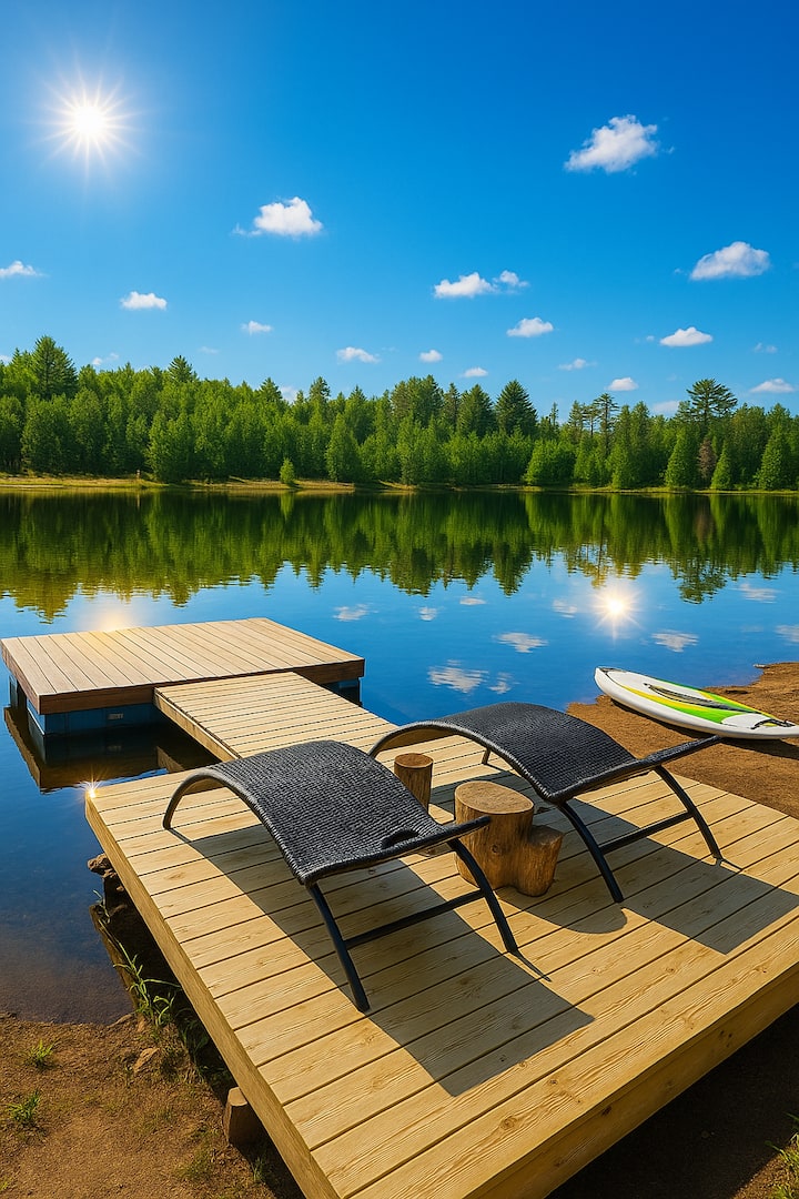 Chalet Natûr: Lakeside Retreat | Hot Tub | Firepit - Rawdon