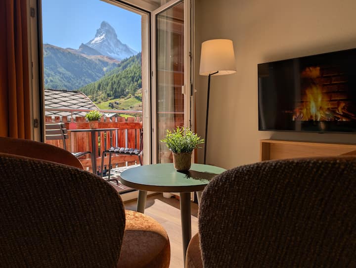 Matterhorn View - Penthouse Apartment For 2 - Zermatt