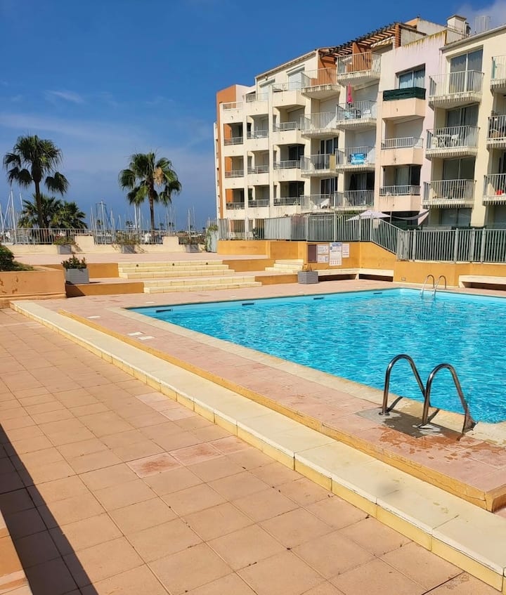 Appartement 4 Pers Centre Port, Clim, Piscine - Agde