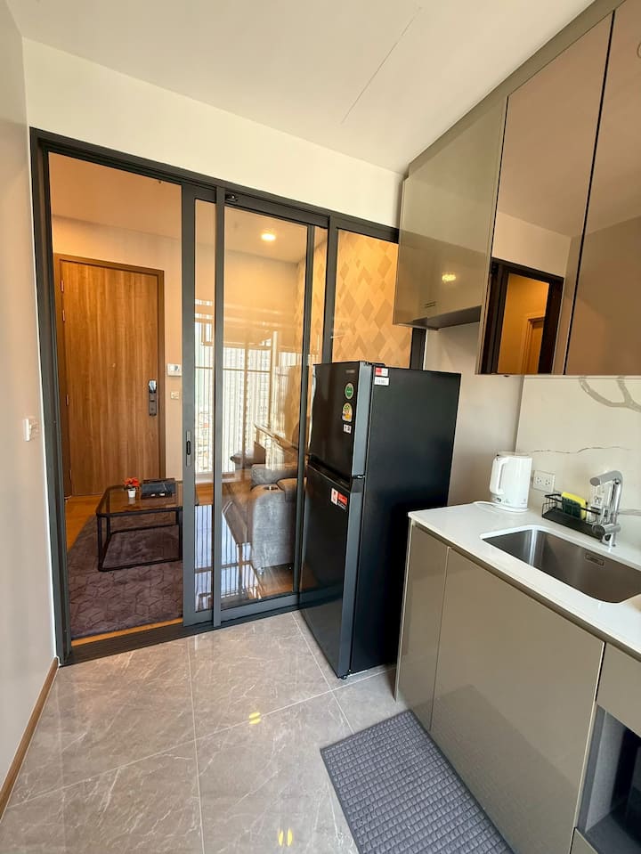 Brand New Cozy 1br1ba| Platinum 7 Mins |Bts 5 Mins - Bangkok