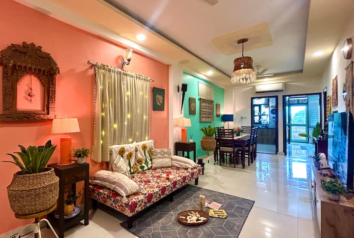 Amoura By Tashi Homestay 3bhk Apartment Mansarover - 齋浦爾