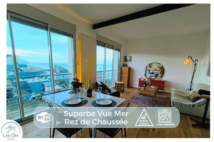 05- Panorama Xl Mer Et Falaises Ault - Ault