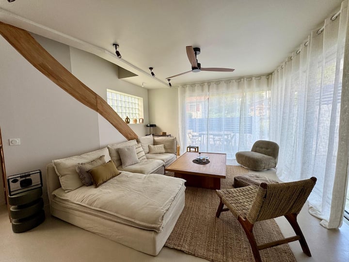 Maison 3 Chambres + Parking - Plage d'Hendaye