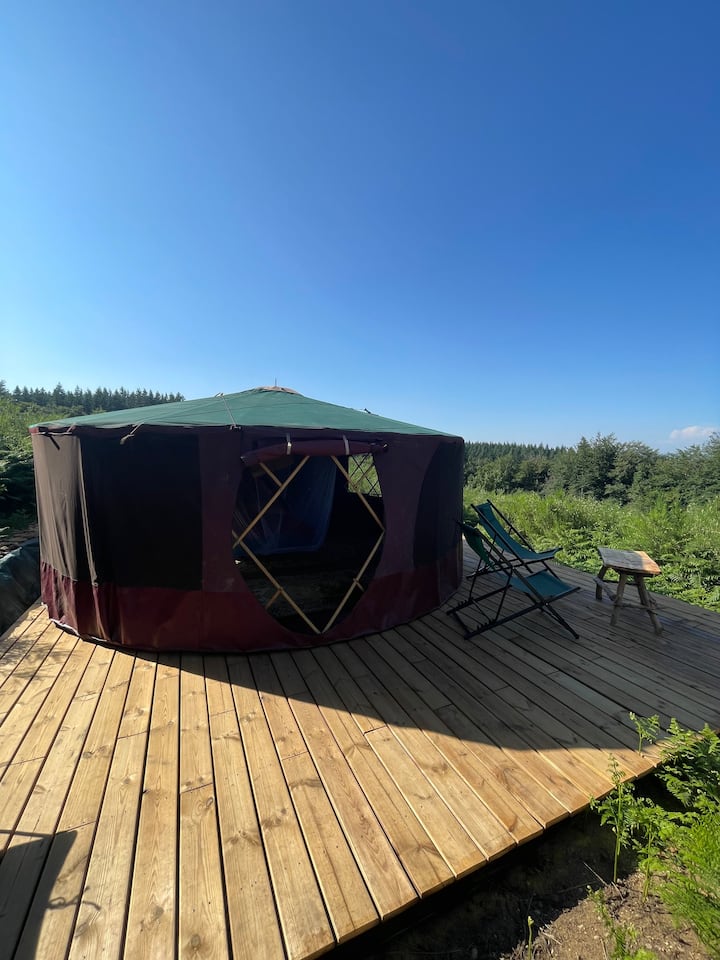 Petite Yourte Dans La Forêt - Tarn