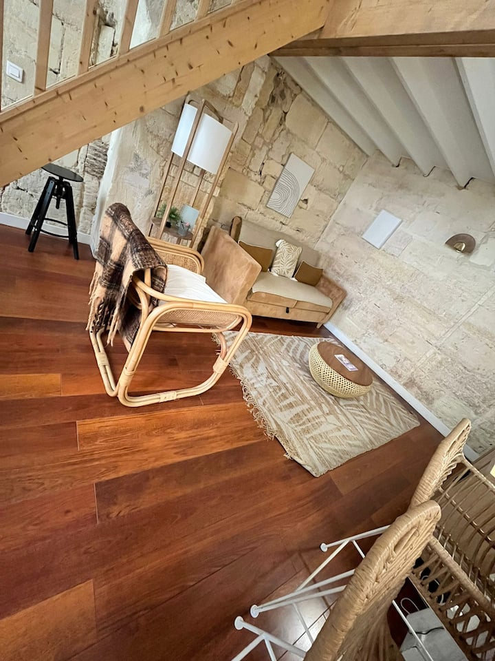 L'elégance à St-michel : Duplex Design & Climatisé - Burdeos