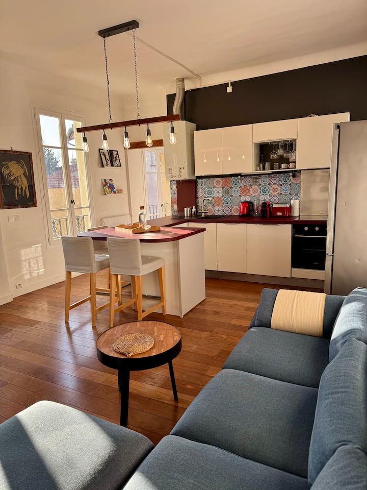 Appartement Cosy Dans Villa Niçoise - Nizza