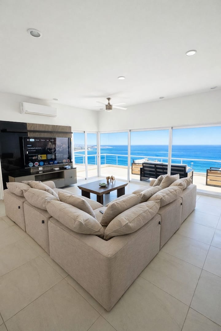 Villa Con Jacuzzi Priv. Vista Al Mar Muy Céntrico - Cabo San Lucas