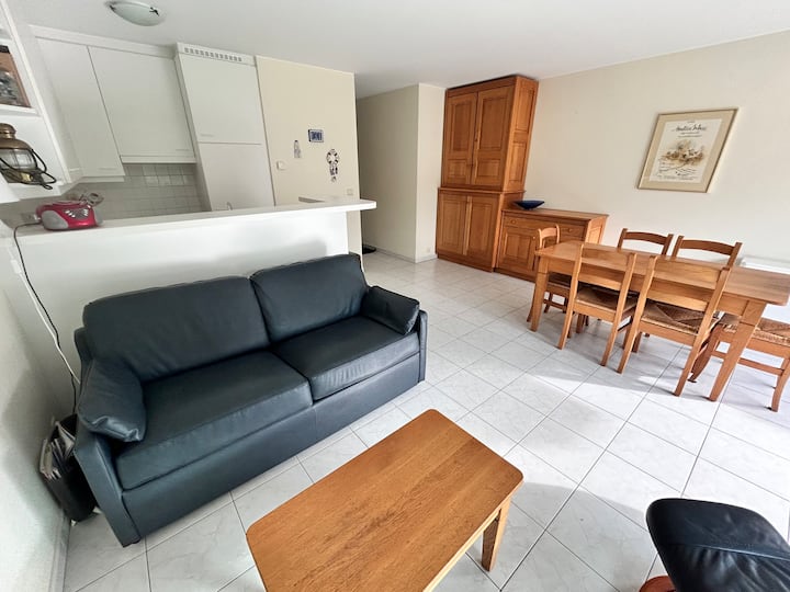 Appart 2 Chambres - 200m Digue + Garage - Coxyde