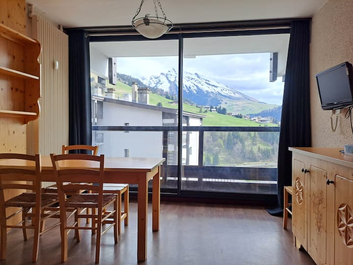 Studio Vue Montagnes, Expo Sud - 1s11 - Manigod