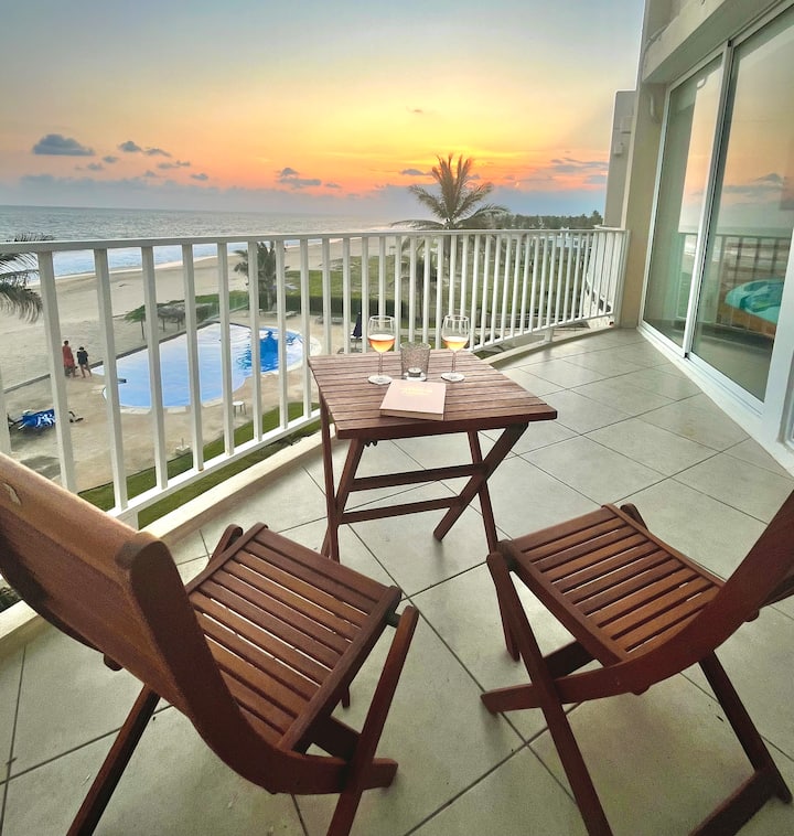 Oceanfront, Wifi, Pet Friendly, Near Acapulco. - Pie de la Cuesta