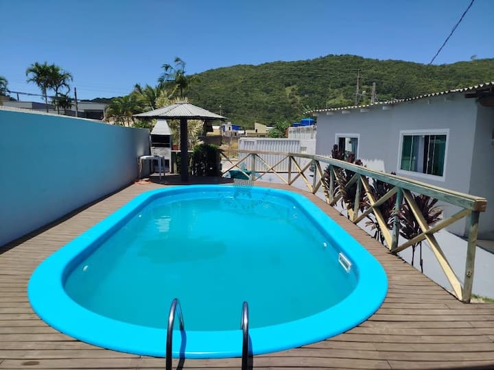 Casa Butiá Piscina 7 Metros 5 Dormitórios - Bombinhas