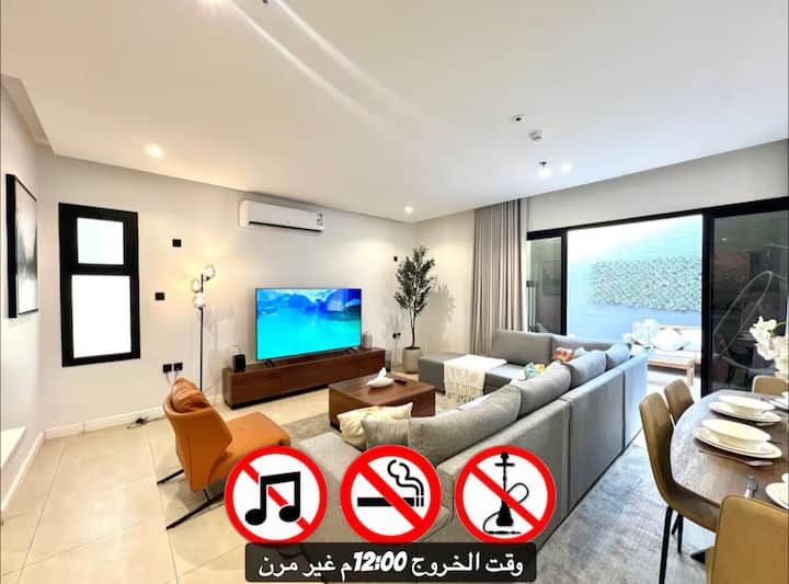 شقة Ab11 فاخرة قرب فعاليات موسم الرياض-جلسة خارجية - Riyadh