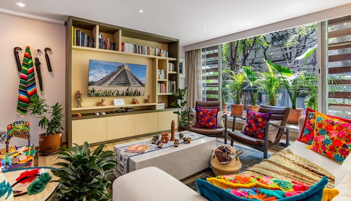 Luxe Haus At Roma Norte 3 Br / 3br / 6 Guest W/ac - Mexico City