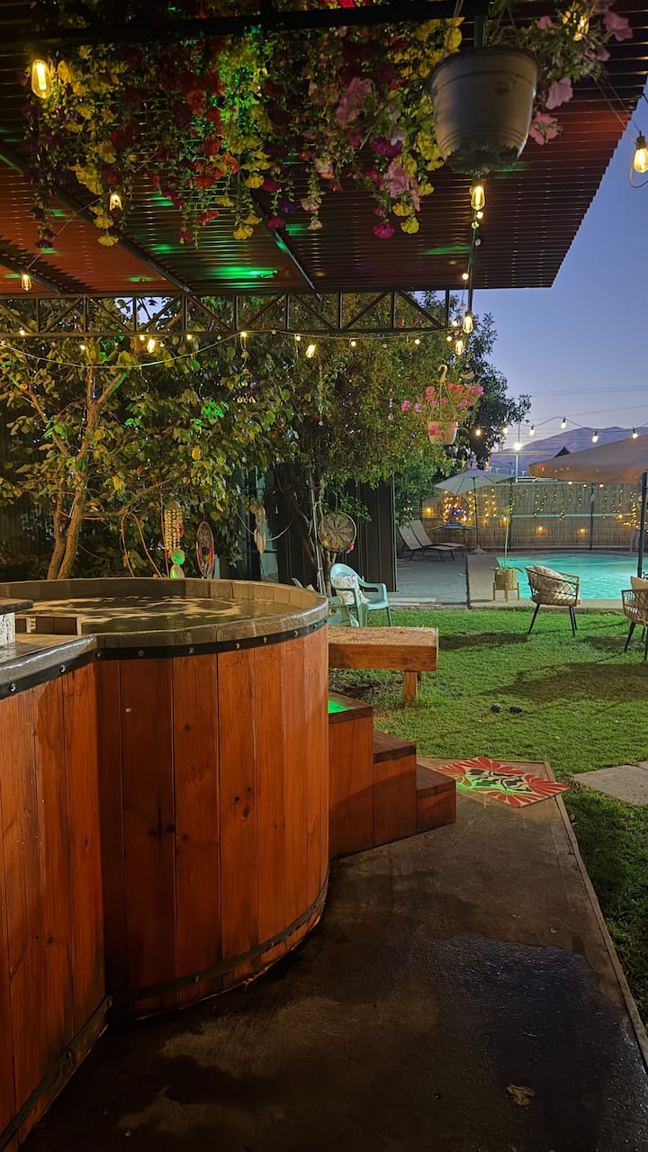Cabaña Con Tinaja Y Piscina Privado - Los Andes