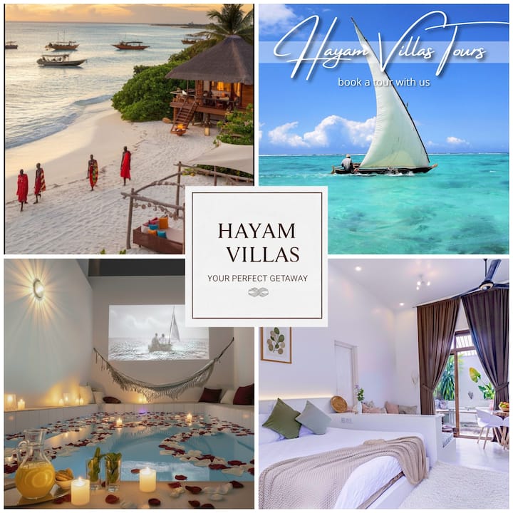 Villa Hayam Sea - Private Pool - Beach - Breakfast - Tanzania