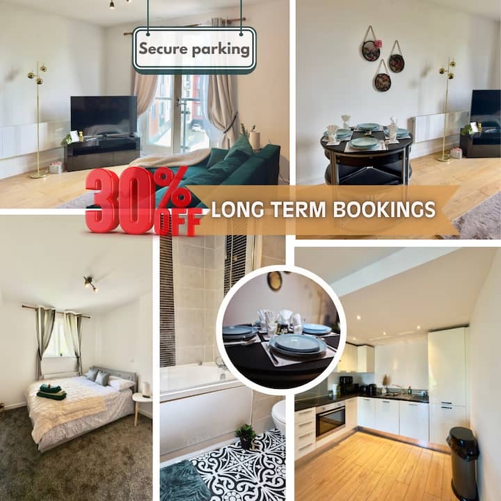 Sage, 1 Bed 1 Bath, Nec, Airport, Secure Parking - Guernsey