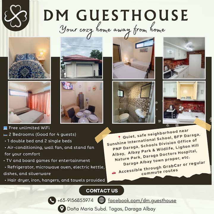 Cozy Guest House In Daraga, Albay (Good For 4-6) - Legazpia