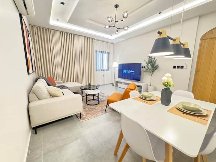 Unique 1br | Big Space 70” Tv | S6-304 - Jeddah