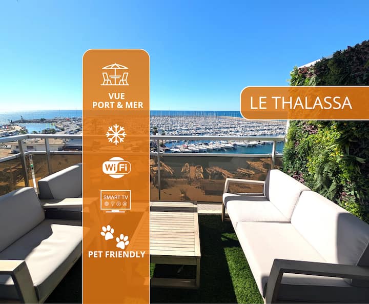 Studio Terrasse Avec Vue Exceptionnelle Mer & Port - Palavas-les-Flots