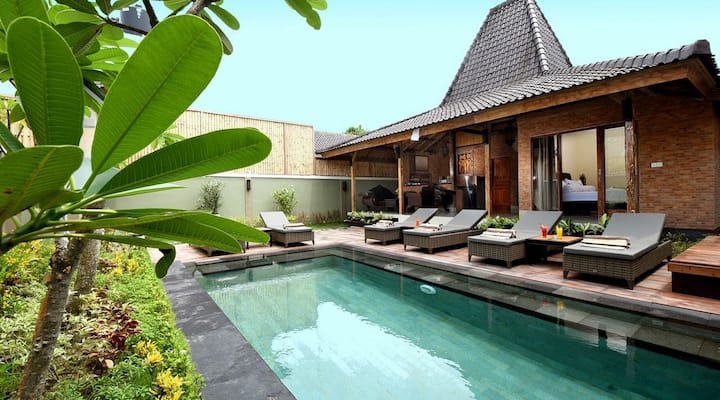 3 Br Private Pool-10 Mins To Beach &Harbour Gili T - Islas Gili