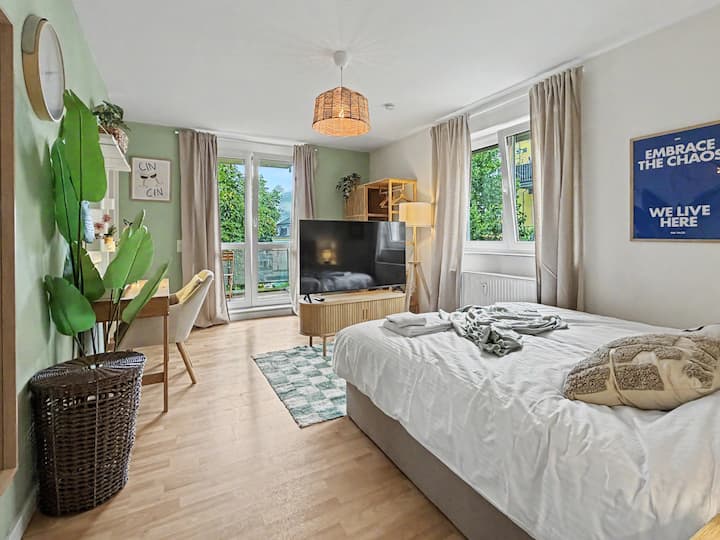 Staytime - Leaf Studio | Top Lage | Balkon - Dresde