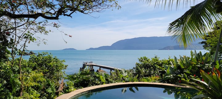 Maravilhosa Casa Em Ilhabela Frente Mar - Ilhabela