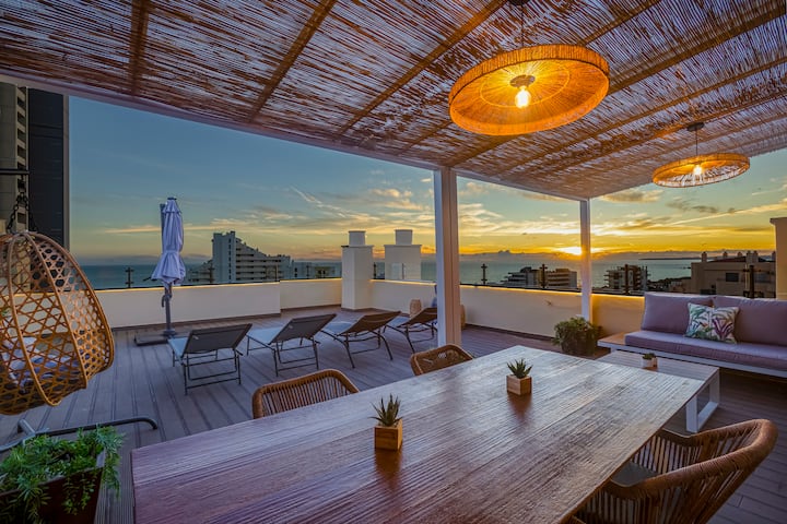 Luxury Ocean View Rooftop Penthouse-large Terrace - Praia da Rocha