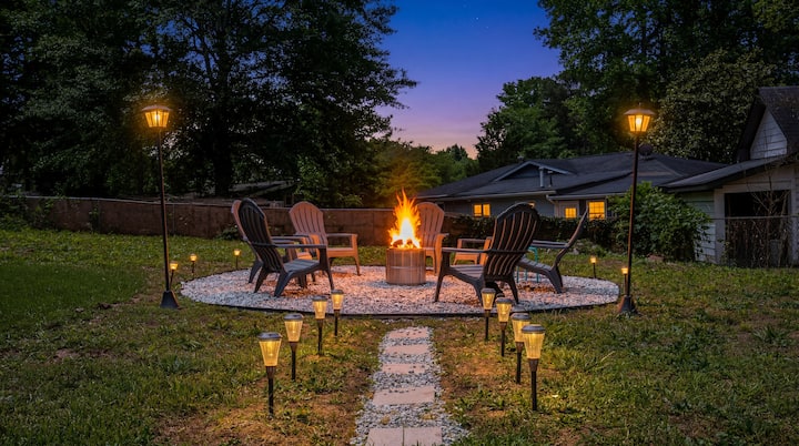 15 Min To Truist, King Bed, Kid-friendly, Fire Pit - Smyrna, GA