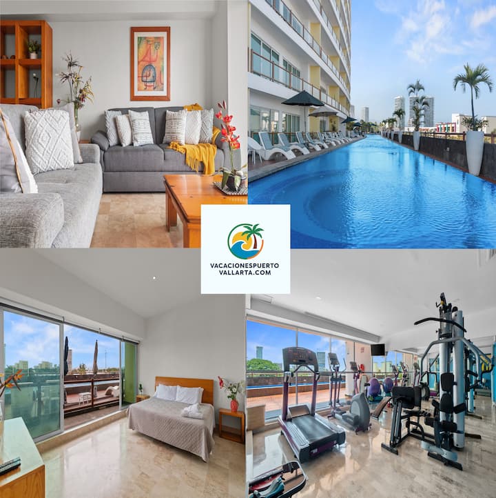 Deck 12 Ocean View, Casino, Parking, Free Shuttle - Puerto Vallarta