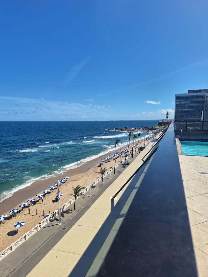 Apto No Ed Farol Barra Flat (Praia Do F. Da Barra) - Barra