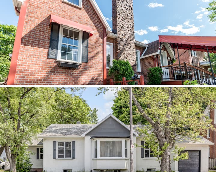 2 Families Houses, 19 Places, 2 Spas, Pool Table - Québec