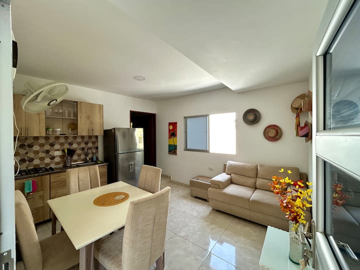 Acogedor Apartaestudio Con Parqueadero Y Wi-fi - Riohacha