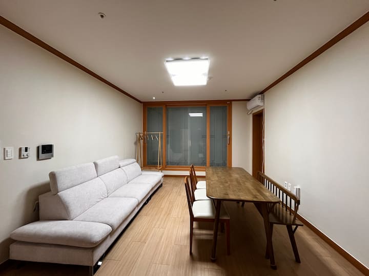 목포 평화광장 아파트형 대규모 숙소 방3개 - Mokpo-si