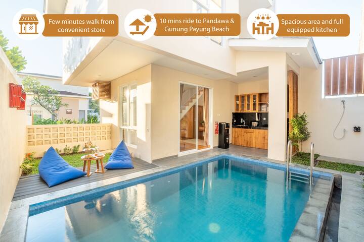 Modern 2br Pool Near Pandawa Beach - Bali