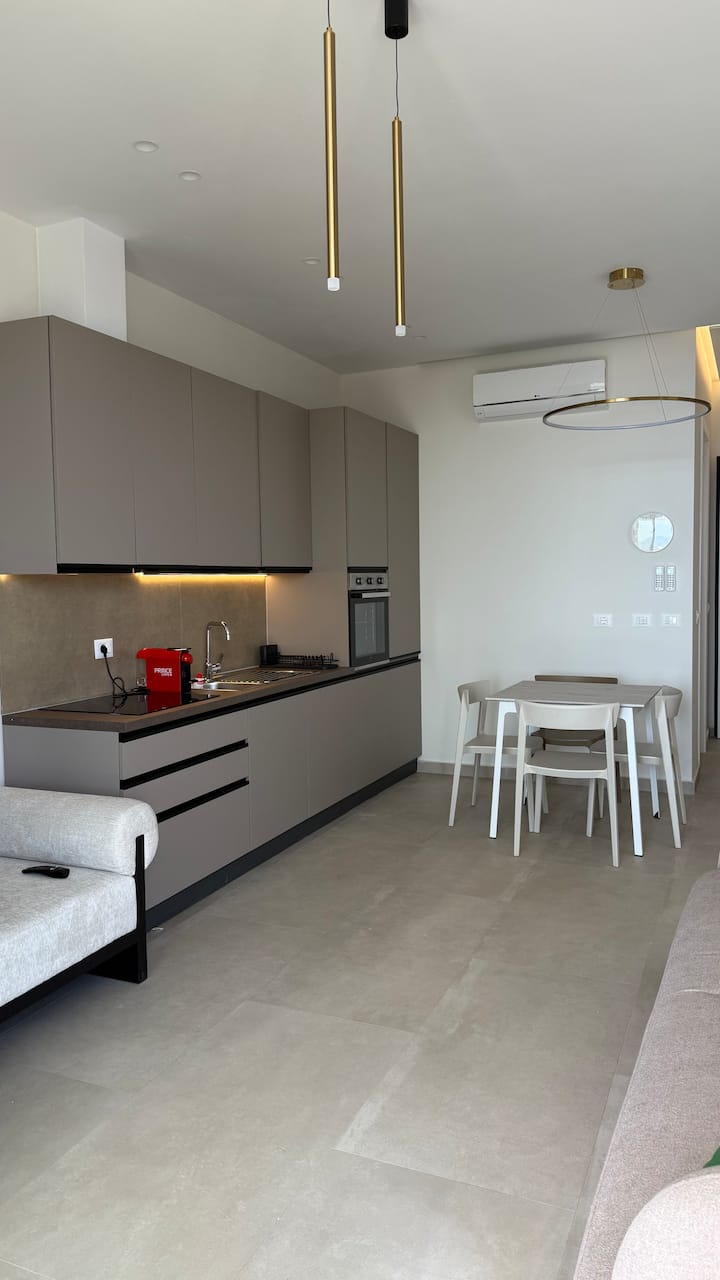 Crystal Coast 1+1ap+ Parking+private Beach Drymadh - Dhërmi