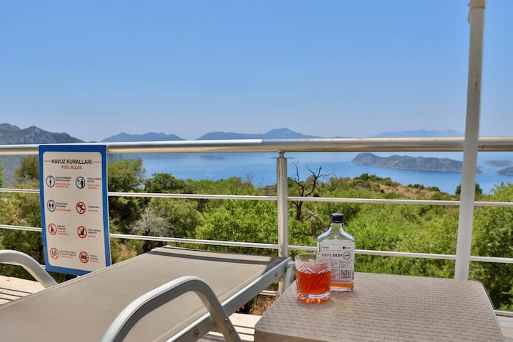 Doğanın Kalbinde Huzurlu Villa - Bozburun