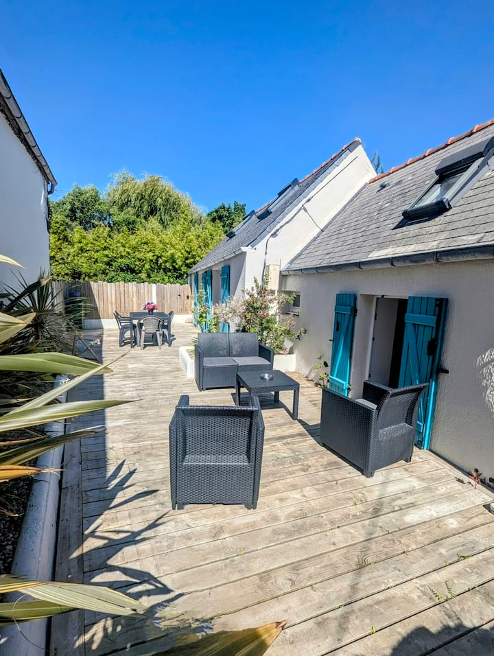 Gîte 3 Pers à 2 Min Plages, Gr34 - Plouguerneau