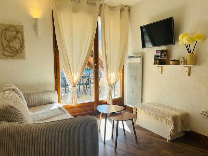 Appart 6 Personnes Terrasse+parking Privé - Orelle