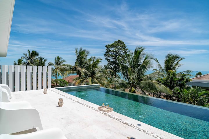 Villa Olympia 2br Sea View Pool + Breakfast - Thailand