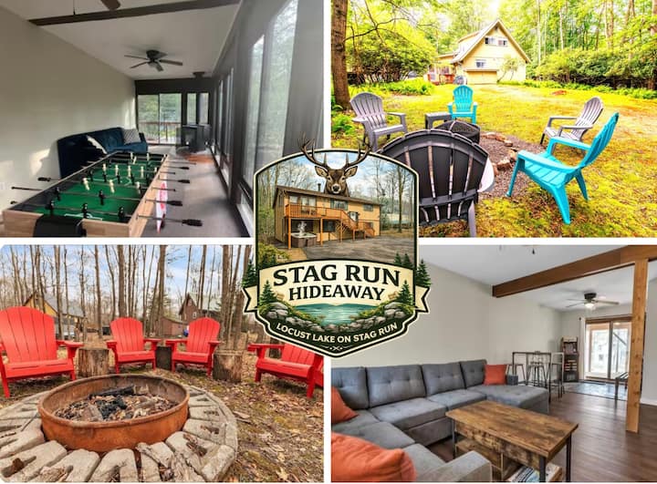 Hot Tub Retreat W/ Game Room & Fire Pit - Arrowhead Lake, PA